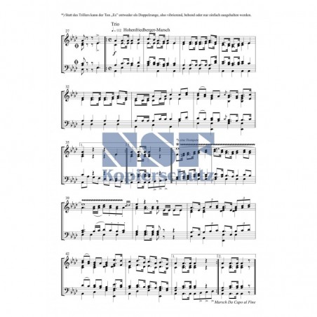 Der Königsgrätzer- mit dem Hohenfriedberger-Marsch